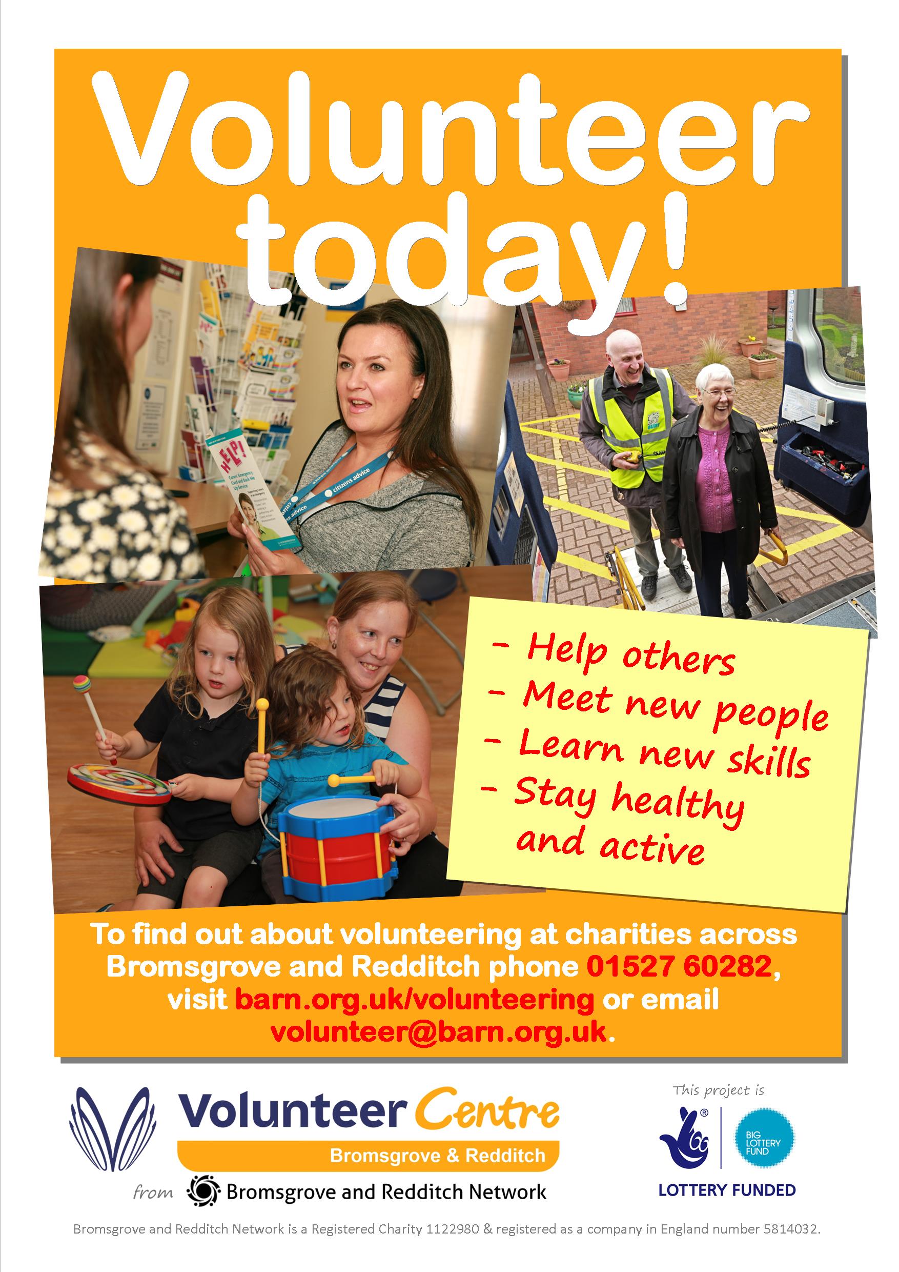 Volunteering | Bromsgrove and Redditch Network